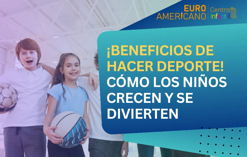 ¡Beneficios de hacer deporte! Cómo los niños crecen y se divierten